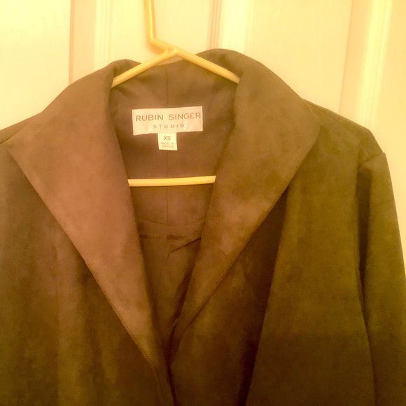 Rubin Singer | Jackets & Coats | Rubin Singer Studio Faux Suede Xs ...